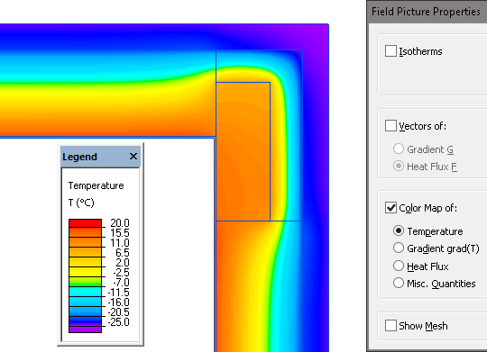 Temperature field mapping --QuickField FEA Software